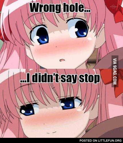 Wrong hole ! - 9GAG