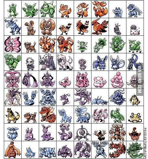 New pokédex game boy style - 9GAG