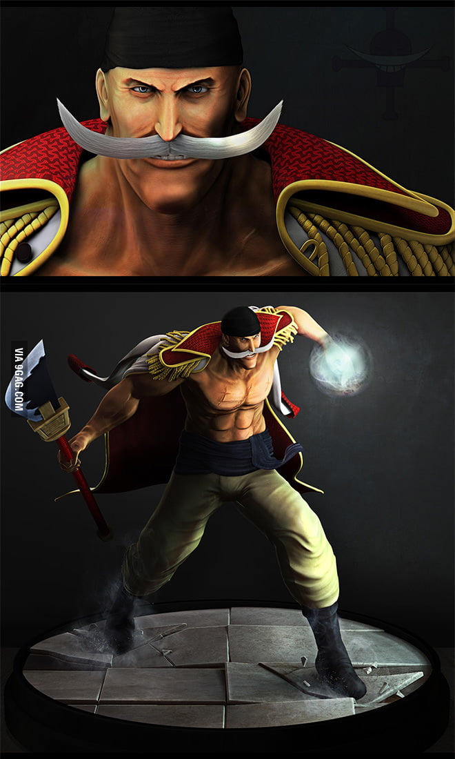 3D One Piece fan art : Shirohige - 9GAG