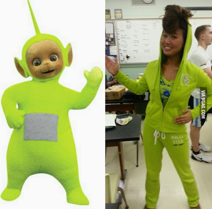 So my fiancee became a teletubby... - 9GAG