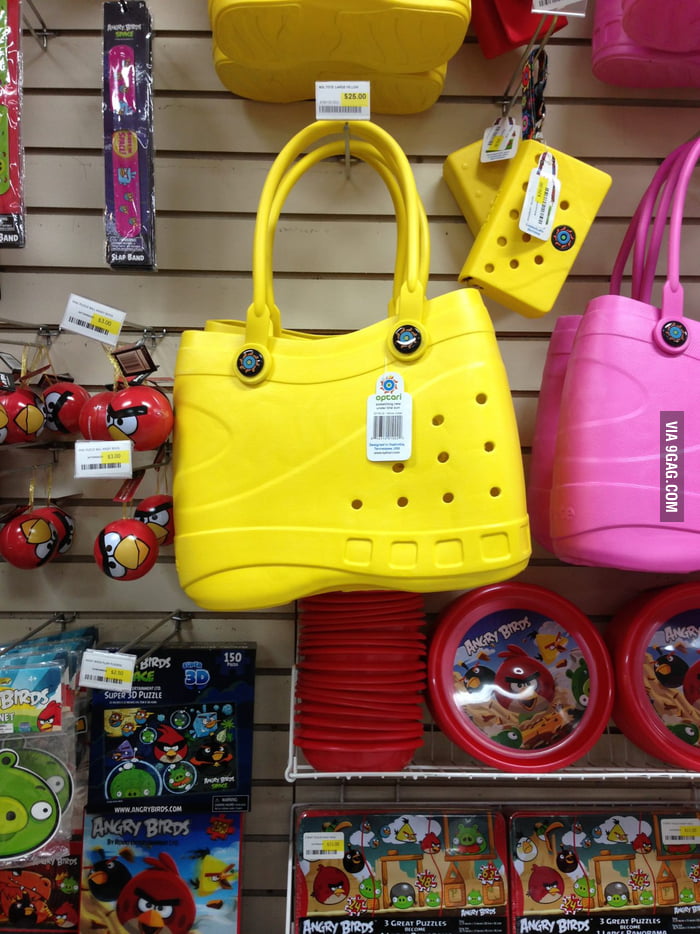 To match your crocs. - 9GAG