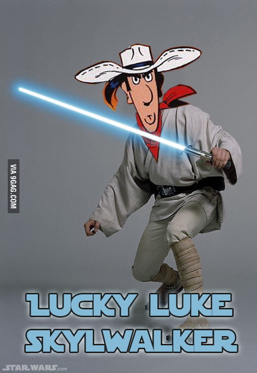 Lucky luke skywalker - 9GAG