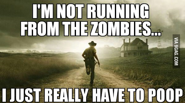 Zombie poop - 9GAG