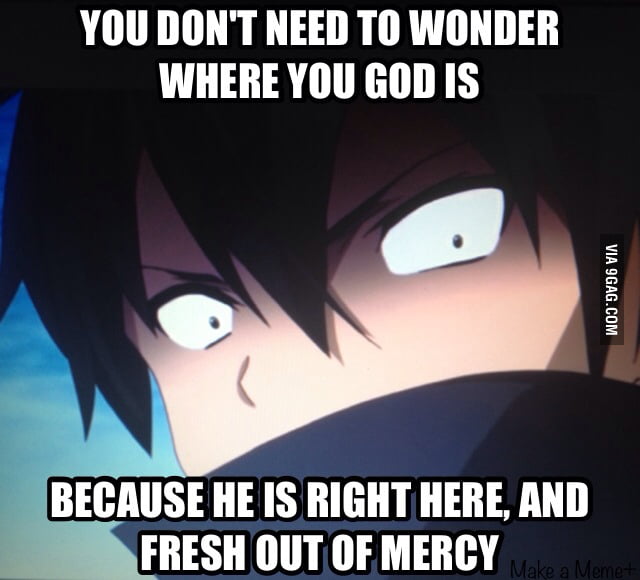 Kirito gone insane (SaoAbridged) - 9GAG