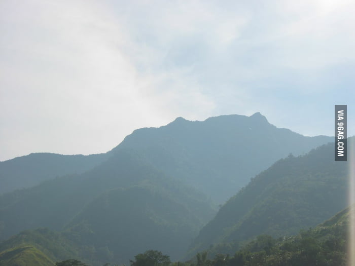 Sleeping beauty mountain, Tinglayan kalinga, Philippines - 9GAG
