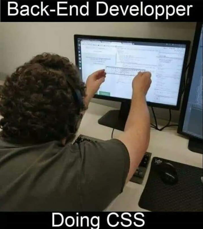 Back End Developer doing CSS - 9GAG