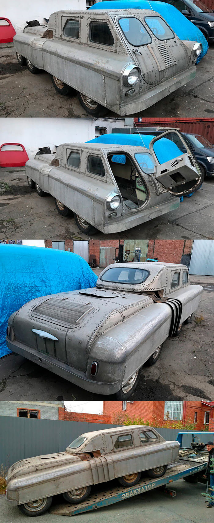 8-wheel Amphibious All-Terrain Vehicle discovered in Chelyabinsk - 9GAG