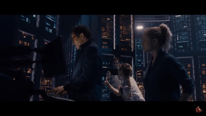 When Tony Stark is hacking in the Nexus Internet Hub in Avengers: Age ...