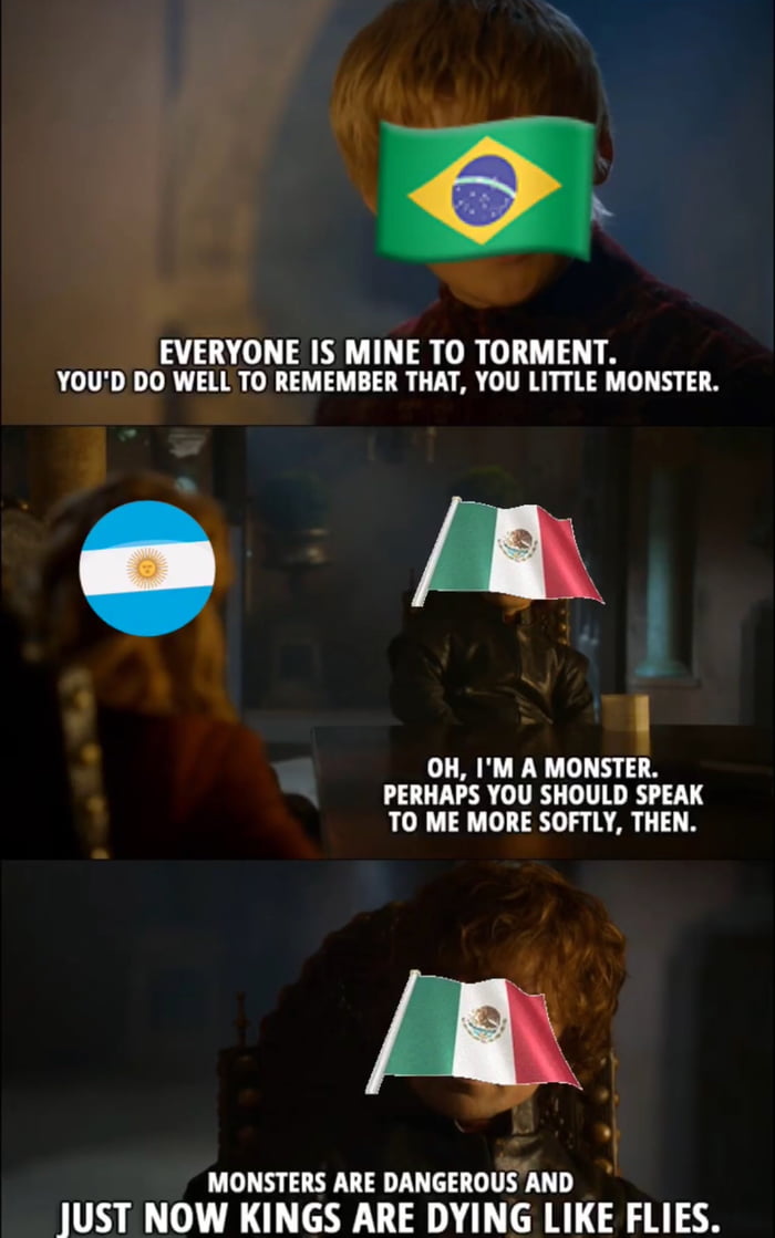Mexico vs Brazil sums it up - 9GAG