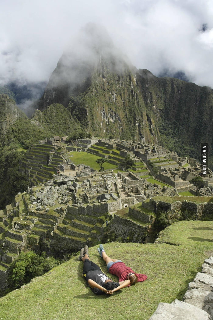 My girlfriend and I at Machu Picchu! - 9GAG