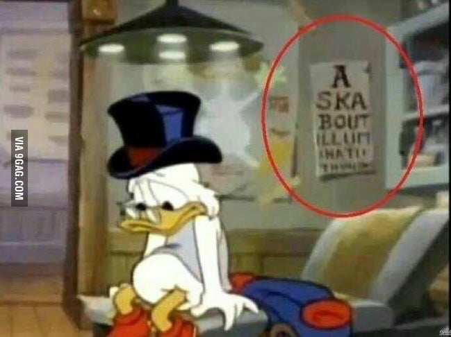 Freaky hidden message - 9GAG