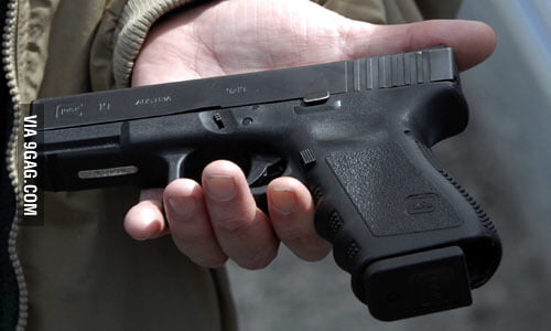 BIG BLACK GLOCK - 9GAG