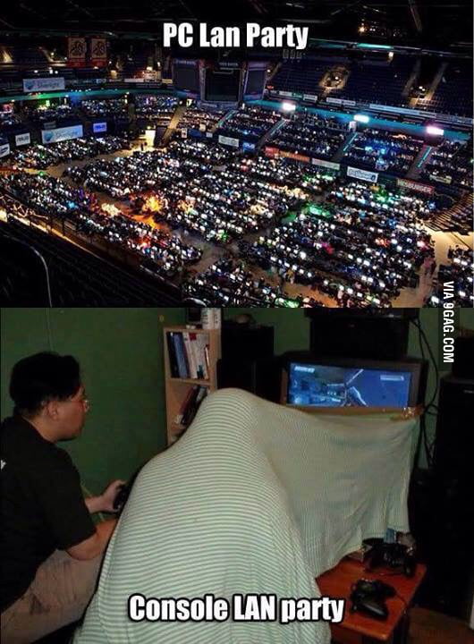 Master race vs console peasants - 9GAG