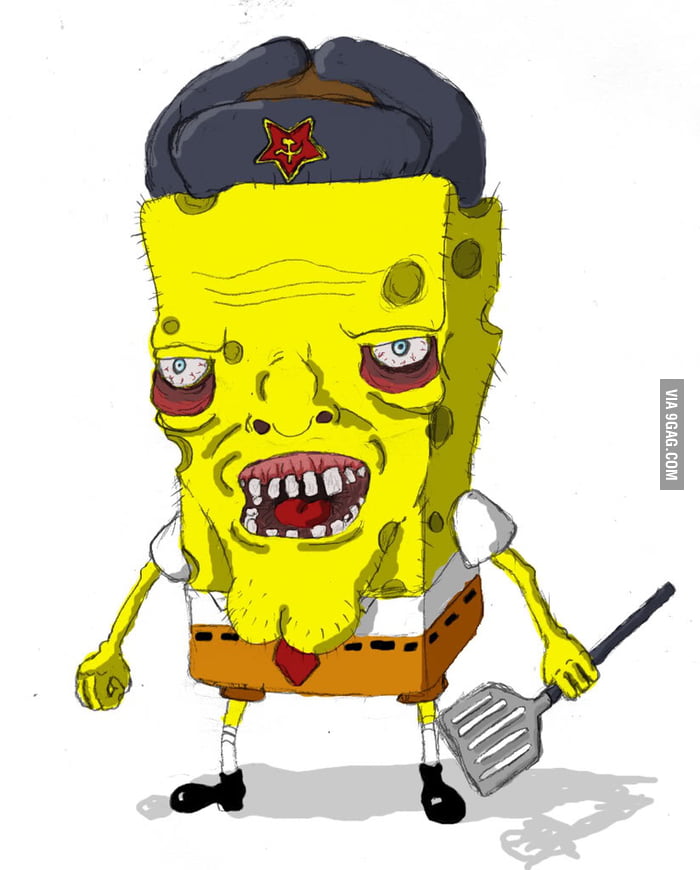 Googled "Russian SpongeBob". I'll take an order of nightmares with a ...