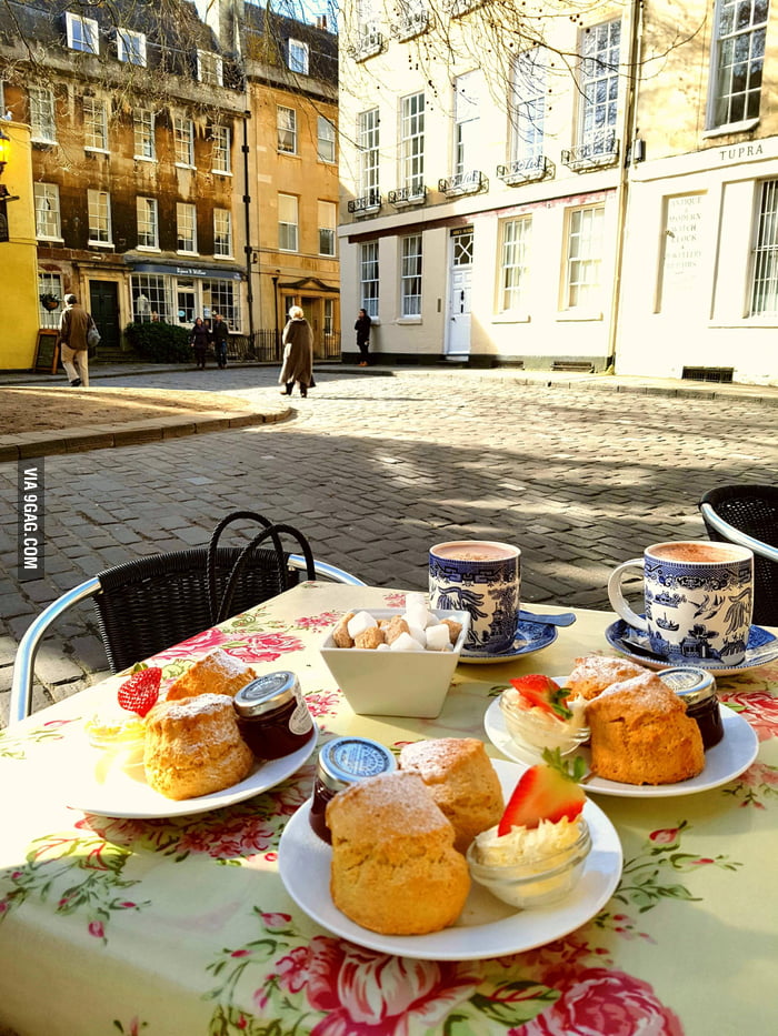 Cream Tea In Bath, Somerset - 9GAG