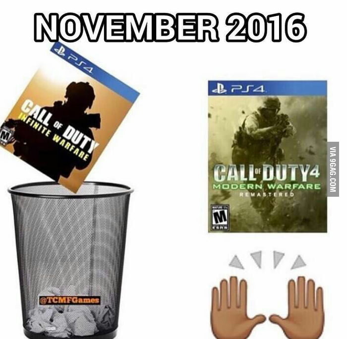 Buy remastered cod mw4 get another game for free - 9GAG