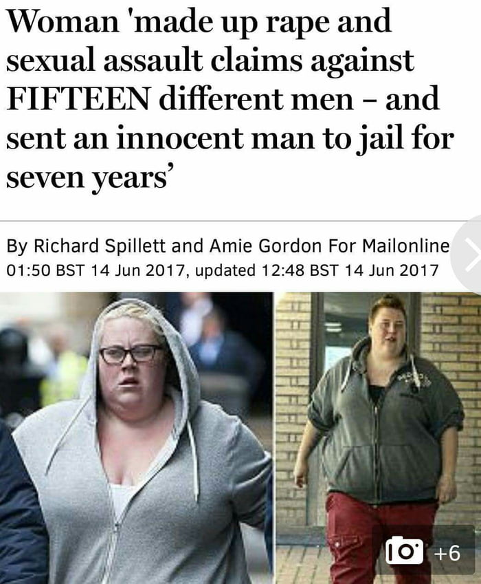 Should have been an immediate red flag when this women said someone had råpéd her. - 9GAG