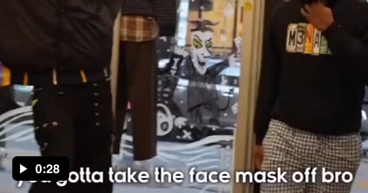 Dude told him put it back on - 9GAG