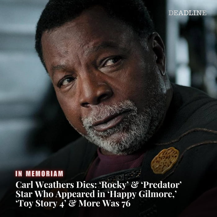 RIP Carl Weathers - 9GAG