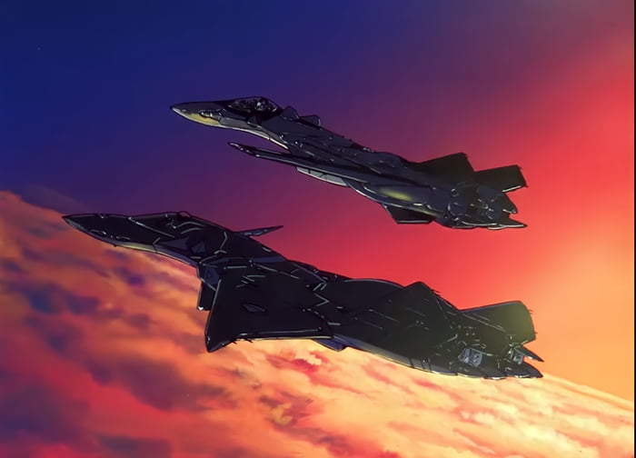 Macross combination of musical Diva and Mecha Jet fighter. Hidden anime ...