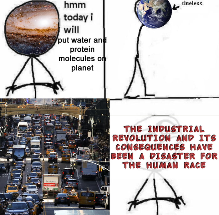 1/1000000000 chance for life to evolve into me having to go to work ...