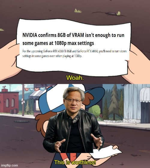 Nvidia Ignores Nvidia, Despite Compelling Evidence from Nvidia! - 9GAG