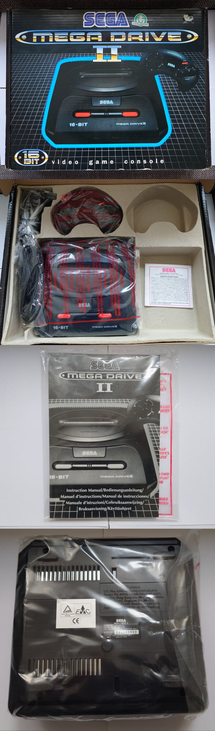 Unboxing an unused original 90s SEGA Mega Drive II.. - 9GAG