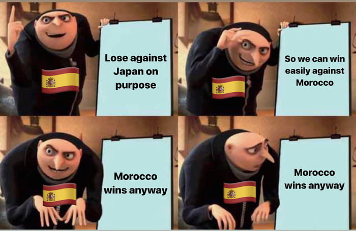 Spain’s WC journey in a nutshell - 9GAG