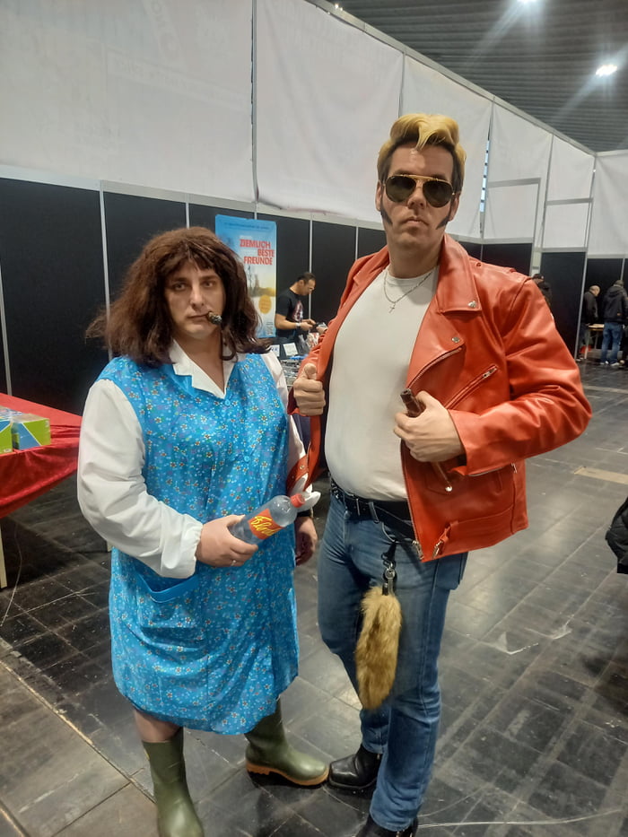 Mother and Henkie Flodder! Met these guys at the German Comic ...