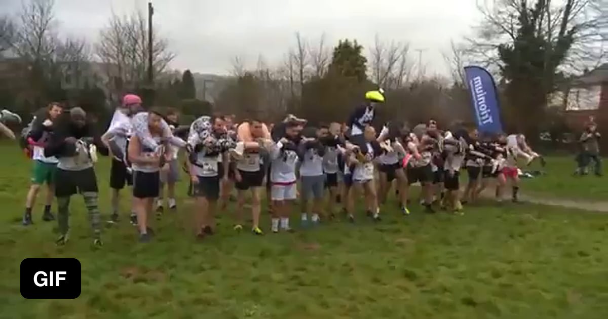 Wife carrying competition - 9GAG
