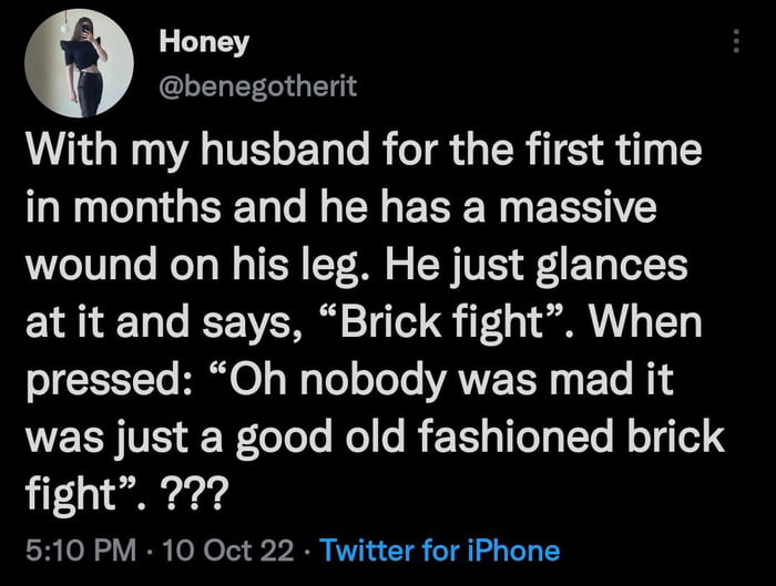 Good old fashioned brick fight - 9GAG