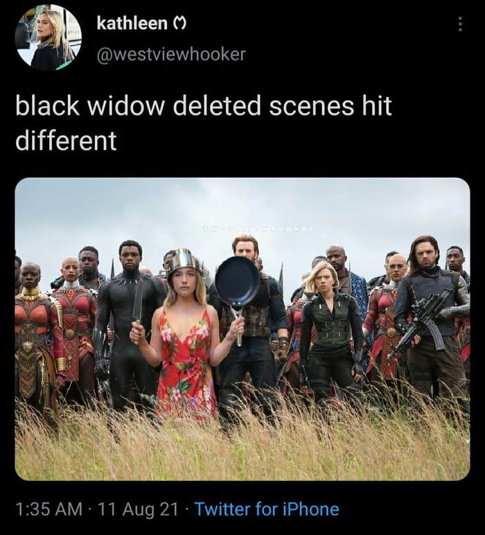 Black widow hit - 9GAG