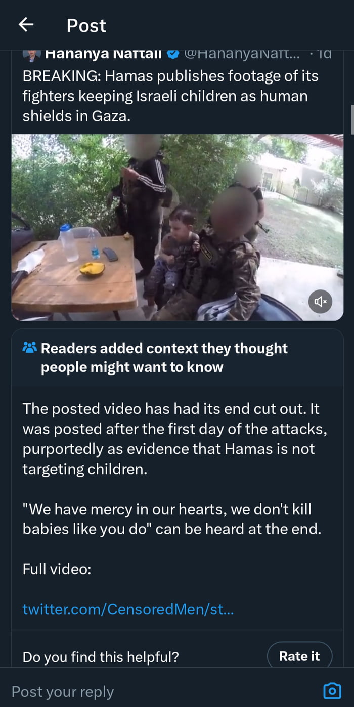 Still eating that zionist propaganda? Even terrorist muslim wouldn't ...