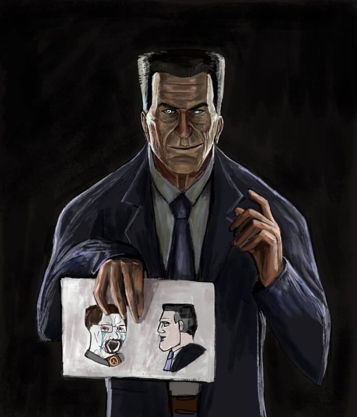 G-man character in nutshell - 9GAG