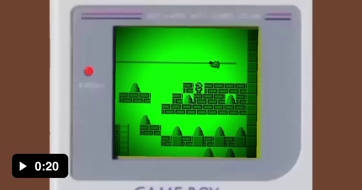 Game Boy game. Lode Runner level 1 (2) - 9GAG