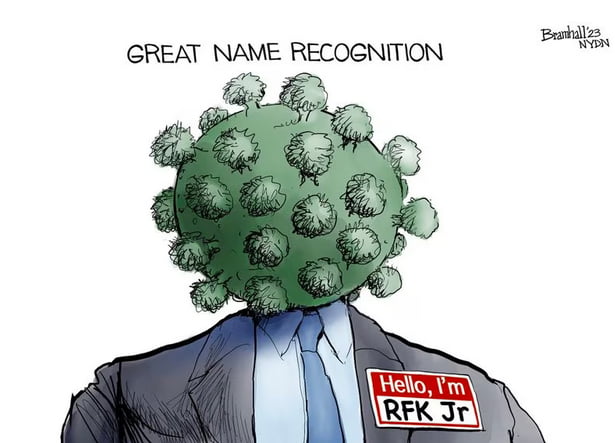 The RFK stands for "Running for Kontagions!" - 9GAG