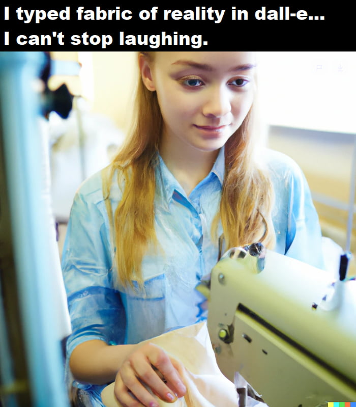 Dall-e's take on the face of reality is spot on. - 9GAG