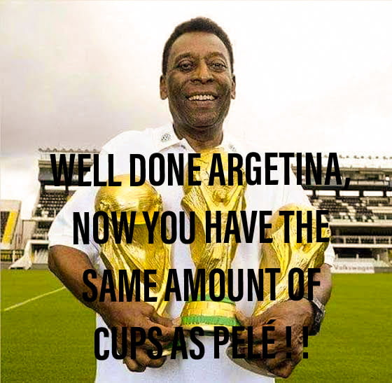 Seriously tho, well done! Great game. This is what the true football ...