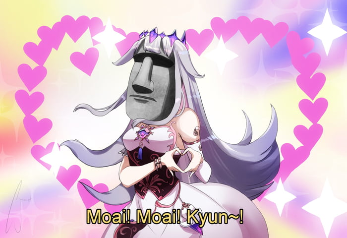 Moai Moai Kyun~~ - 9GAG