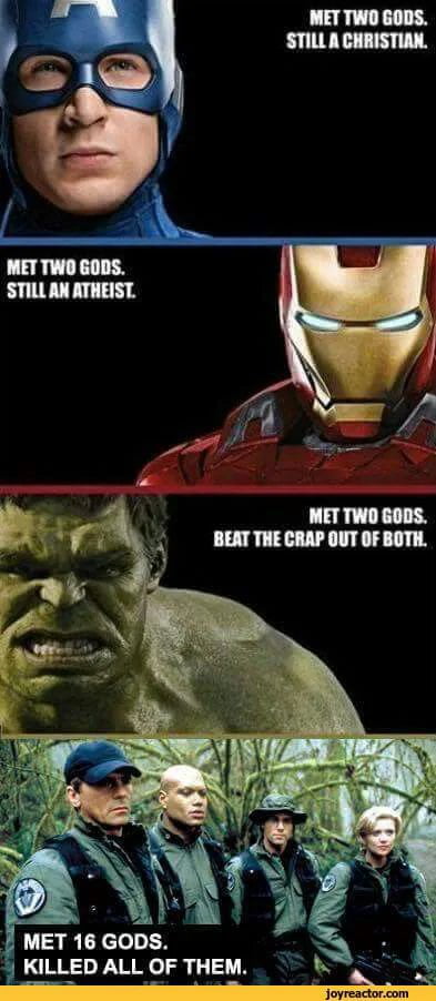 Marvel ain't got shit on Colonel Jack ONeil - 9GAG