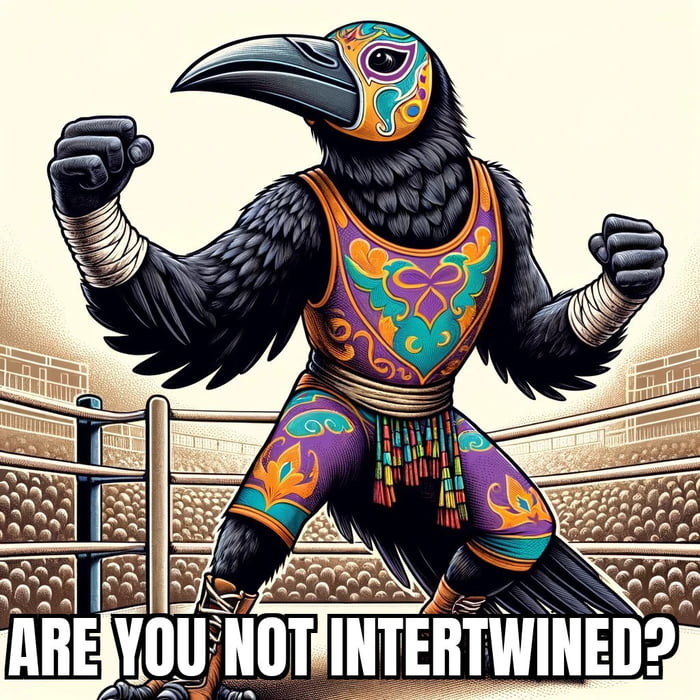 Wrestle Crow - 9GAG