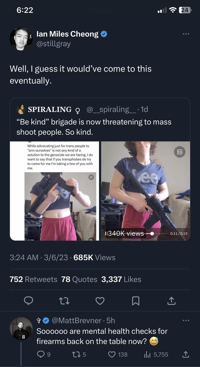 Funny how quickly they become advocates for background checks once it’s ...