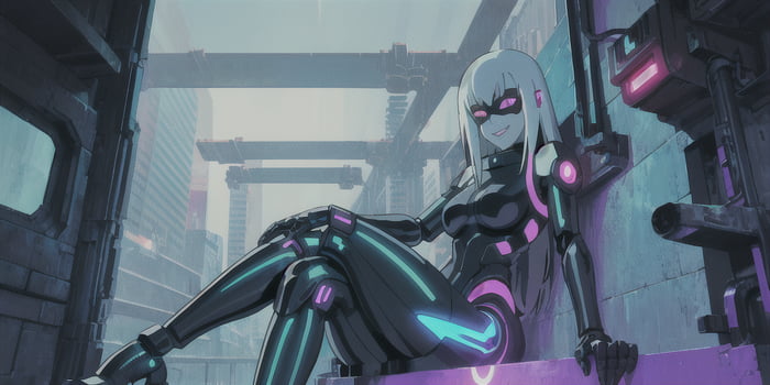 Cyberpunk Female Android | generated in Stable Diffusion - 9GAG