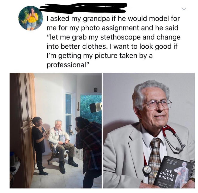 Such a supportive grandpa - 9GAG