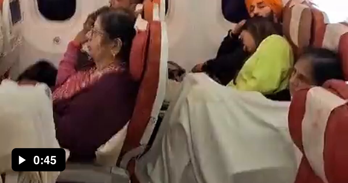 Air India flight. - 9GAG