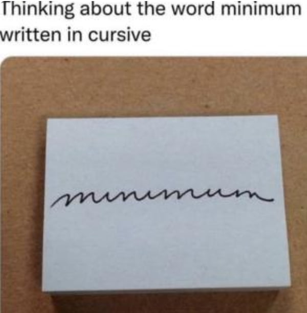 Minimum - 9GAG