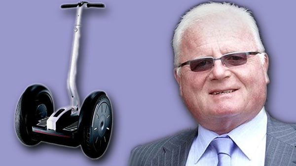 Jimi Heselden, the owner of the Segway company, maker of the Segway ...