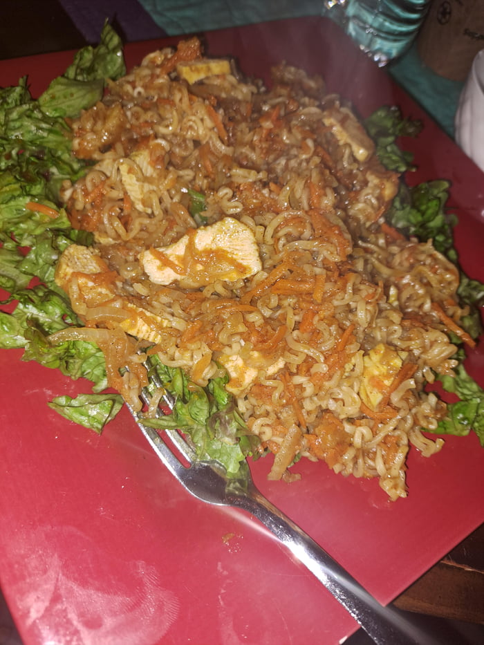 Struggle meal at it finest! Had to use leftovers that were going to go ...