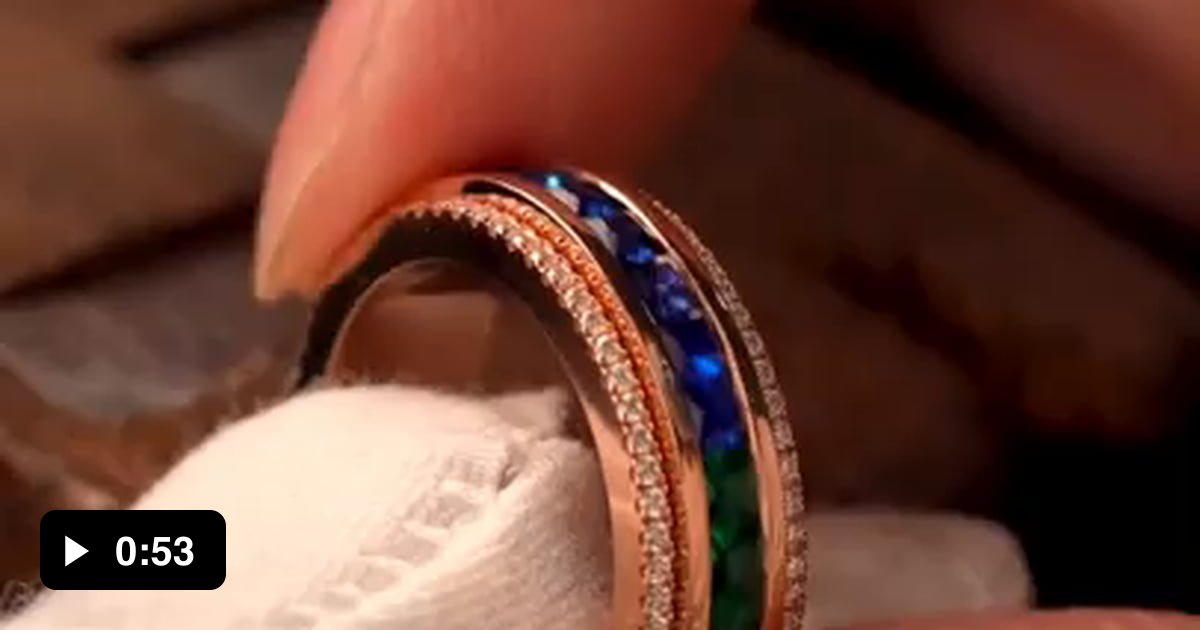 Amazing jewelry Handmade skills | Rotating Ring - 9GAG