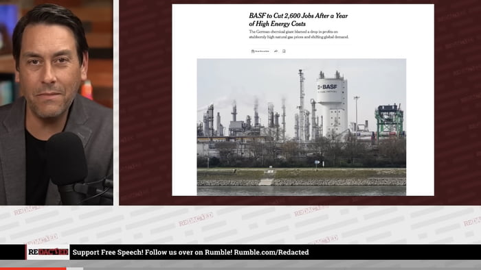 BASF to shut down in Germany and lay off thousands….Sooo much Winning ...